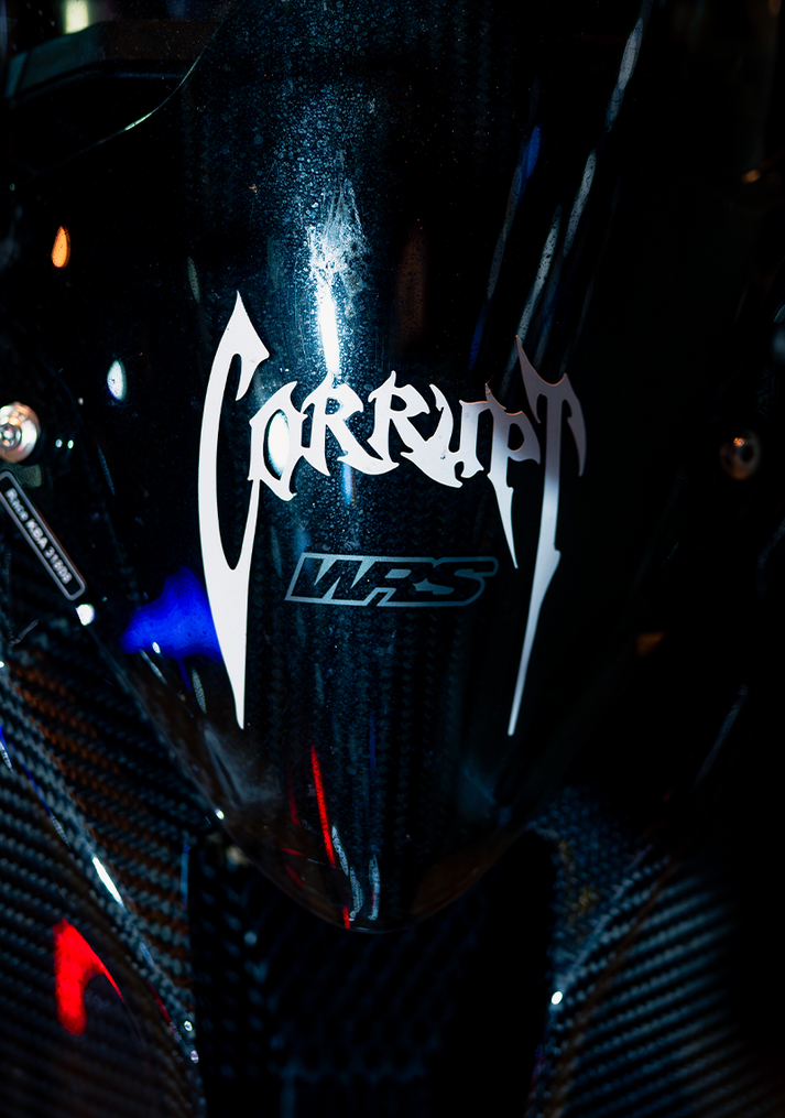 4x4 Corrupt Vinyl Sticker for Laptops & Vehicles – Corruptbrand